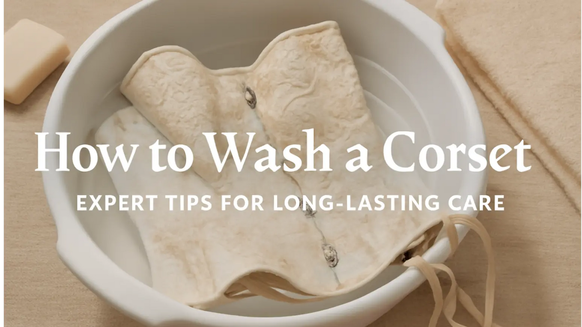 How to Wash a Corset Safely | Tips for Lasting Elegance